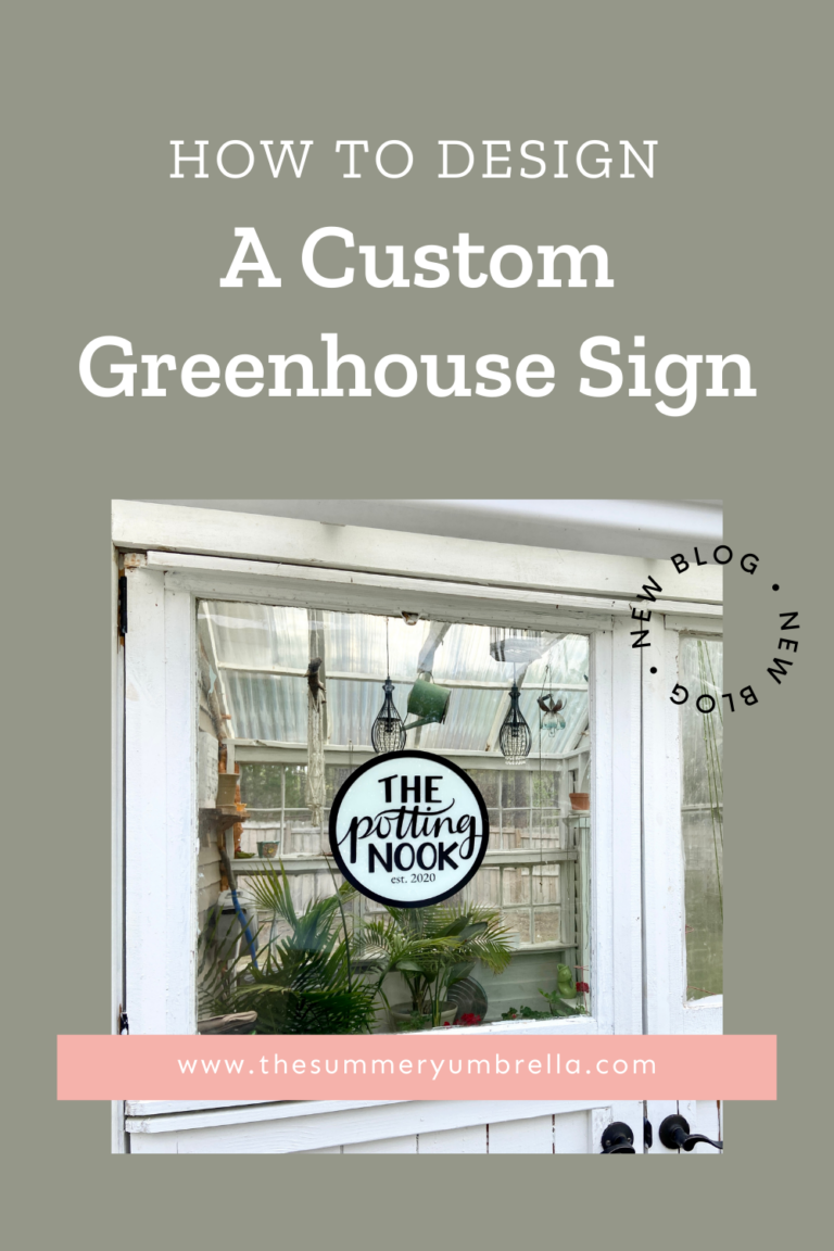 How to Design a Custom Vinyl Greenhouse Sign