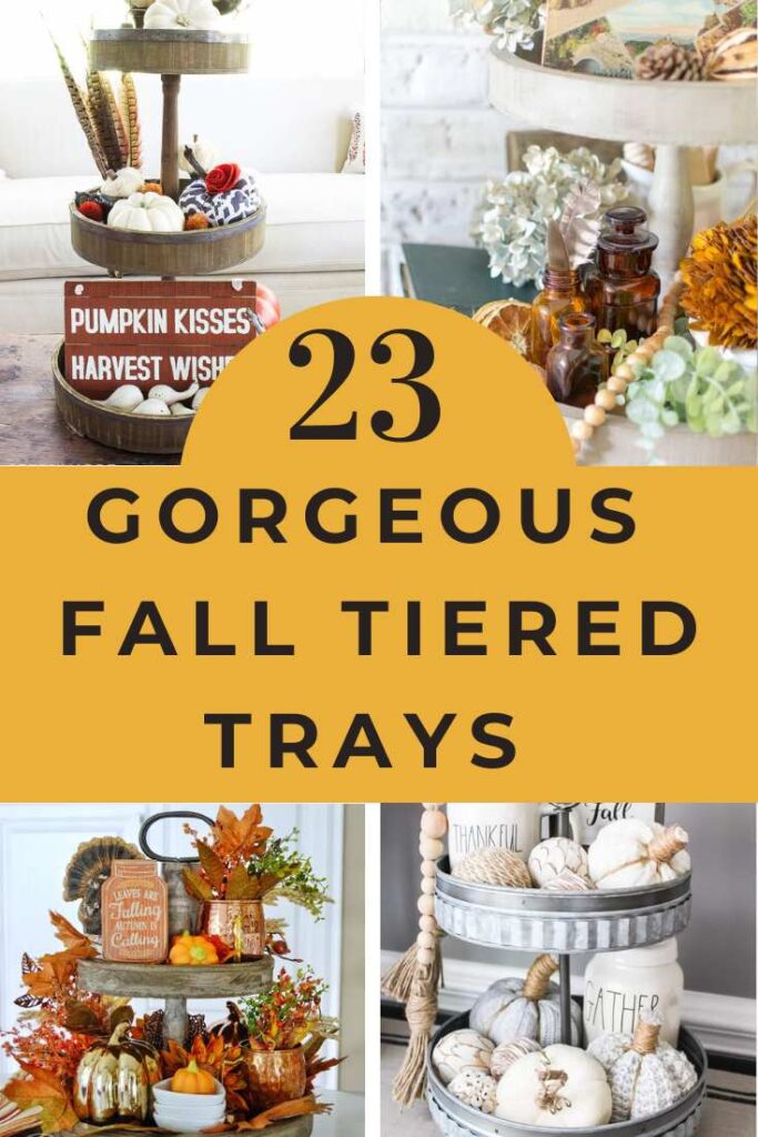 23 Amazing Decorating Ideas For Fall Tiered Trays
