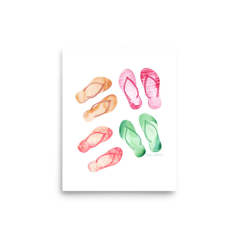Sandals Art Print
