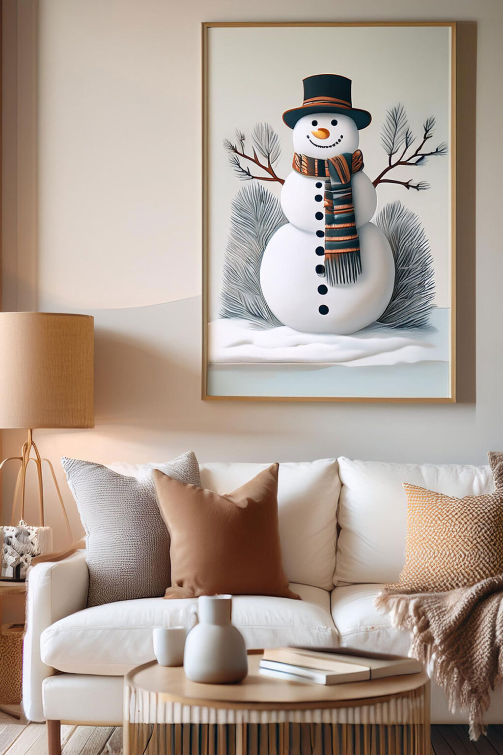 Cozy Up with Charming Snowman Wall Decor