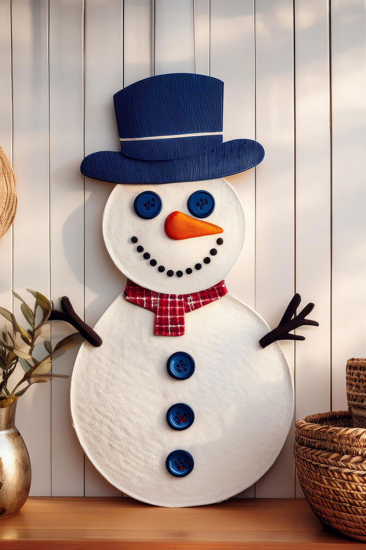 Cozy Up with Charming Snowman Wall Decor