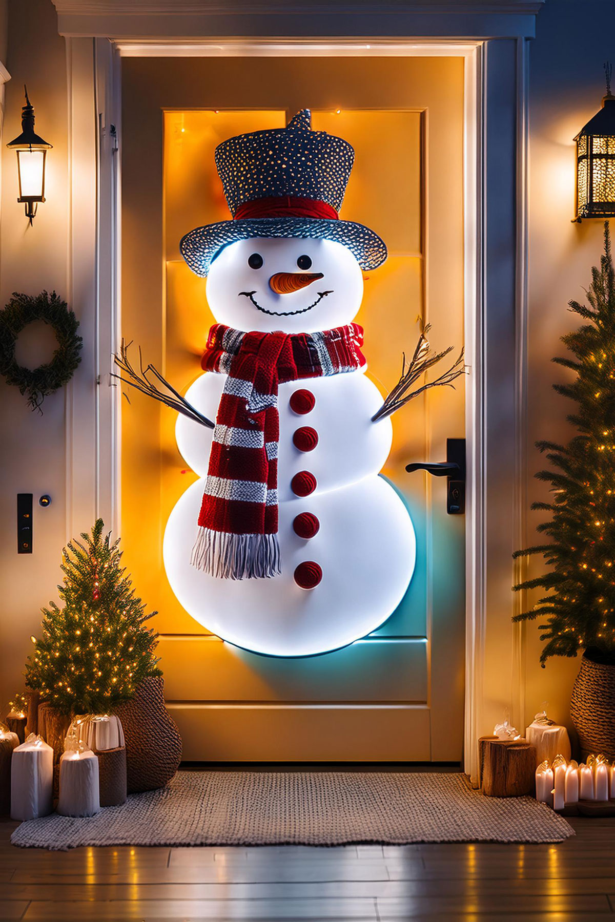 Cozy Up with Charming Snowman Wall Decor