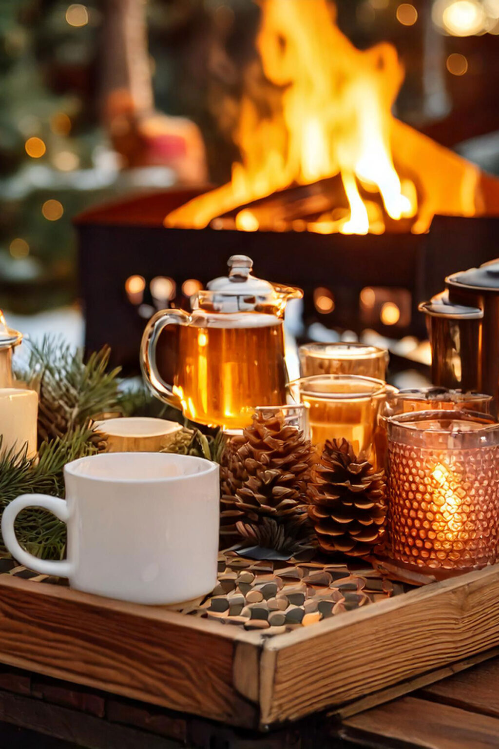 Cozy Winter Nights: Styling Your Outdoor Winter Fire Pit