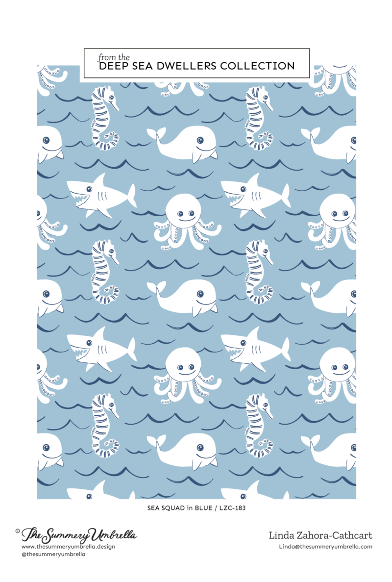 Making Waves with Ocean Pattern Design - Meet My Sea Squad!