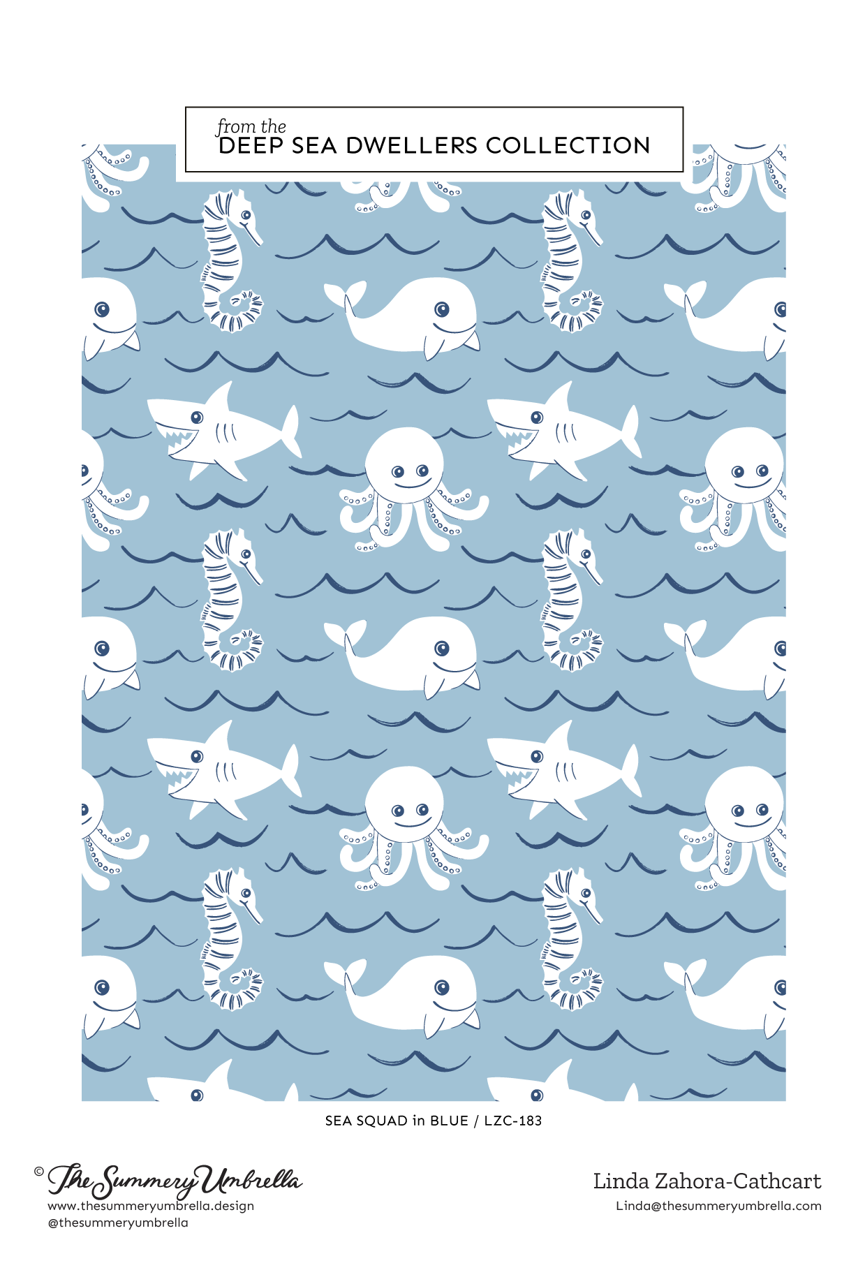 Making Waves with Ocean Pattern Design - Meet My Sea Squad!