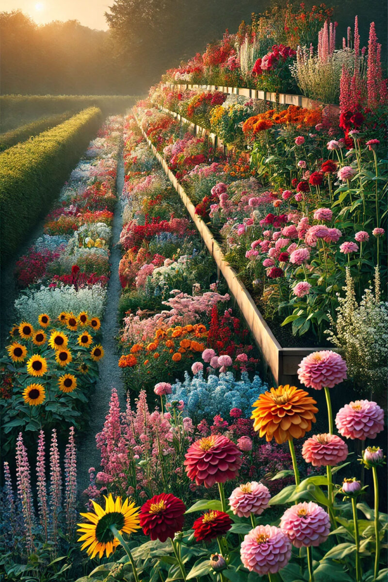 Your Picture-Perfect Cut Flower Garden Layout - A Fun Guide!