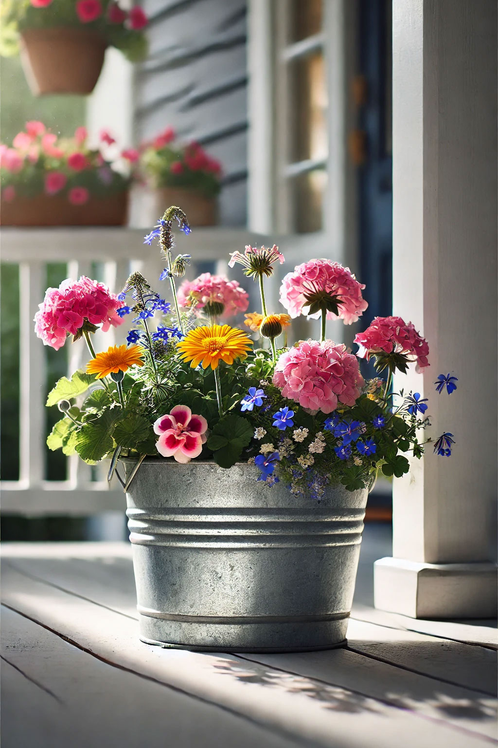 DIY Spring Porch Planters That'll Make Your Neighbors Go Wow!