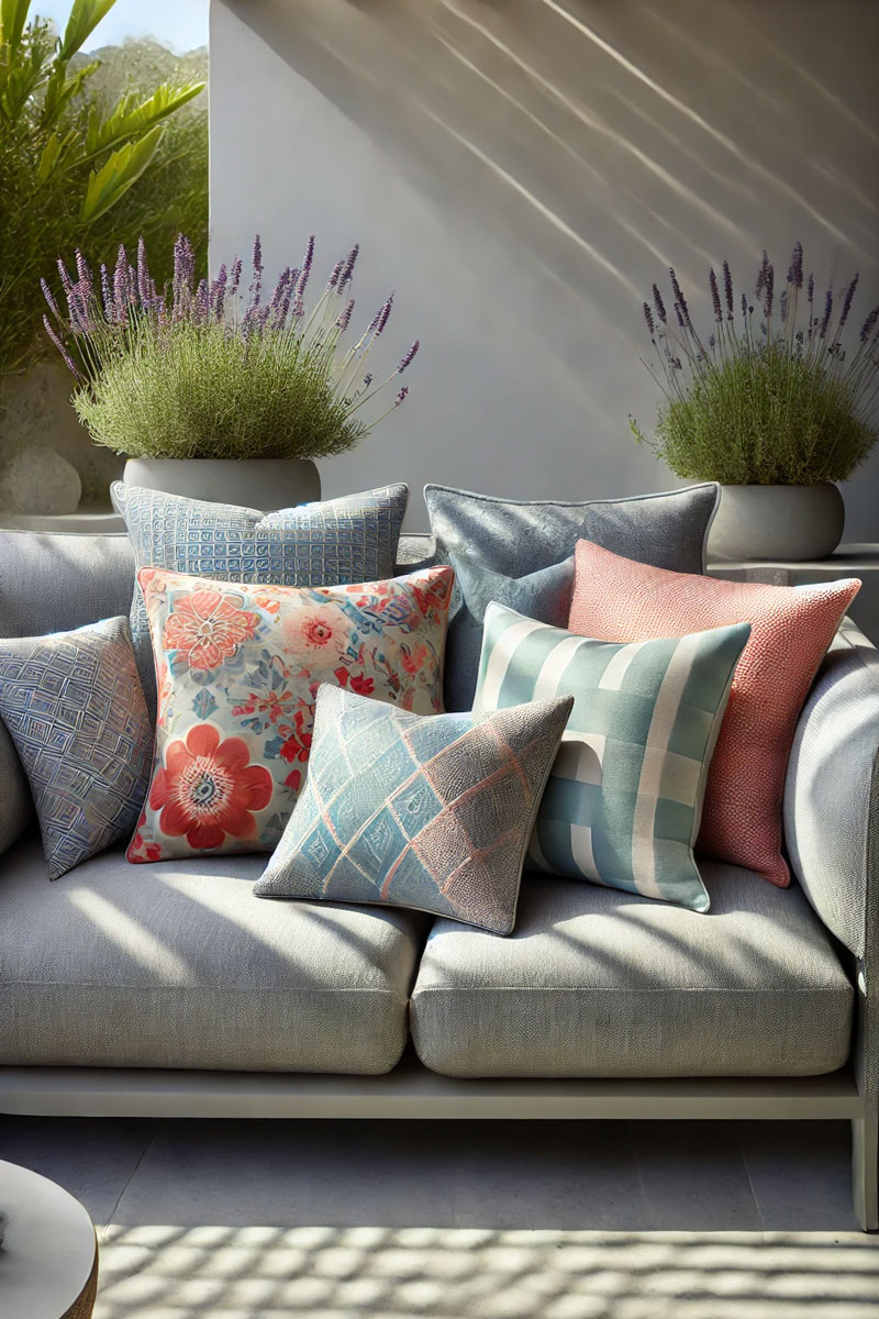 Gorgeous Outdoor Spring Pillow Combinations That Pop!